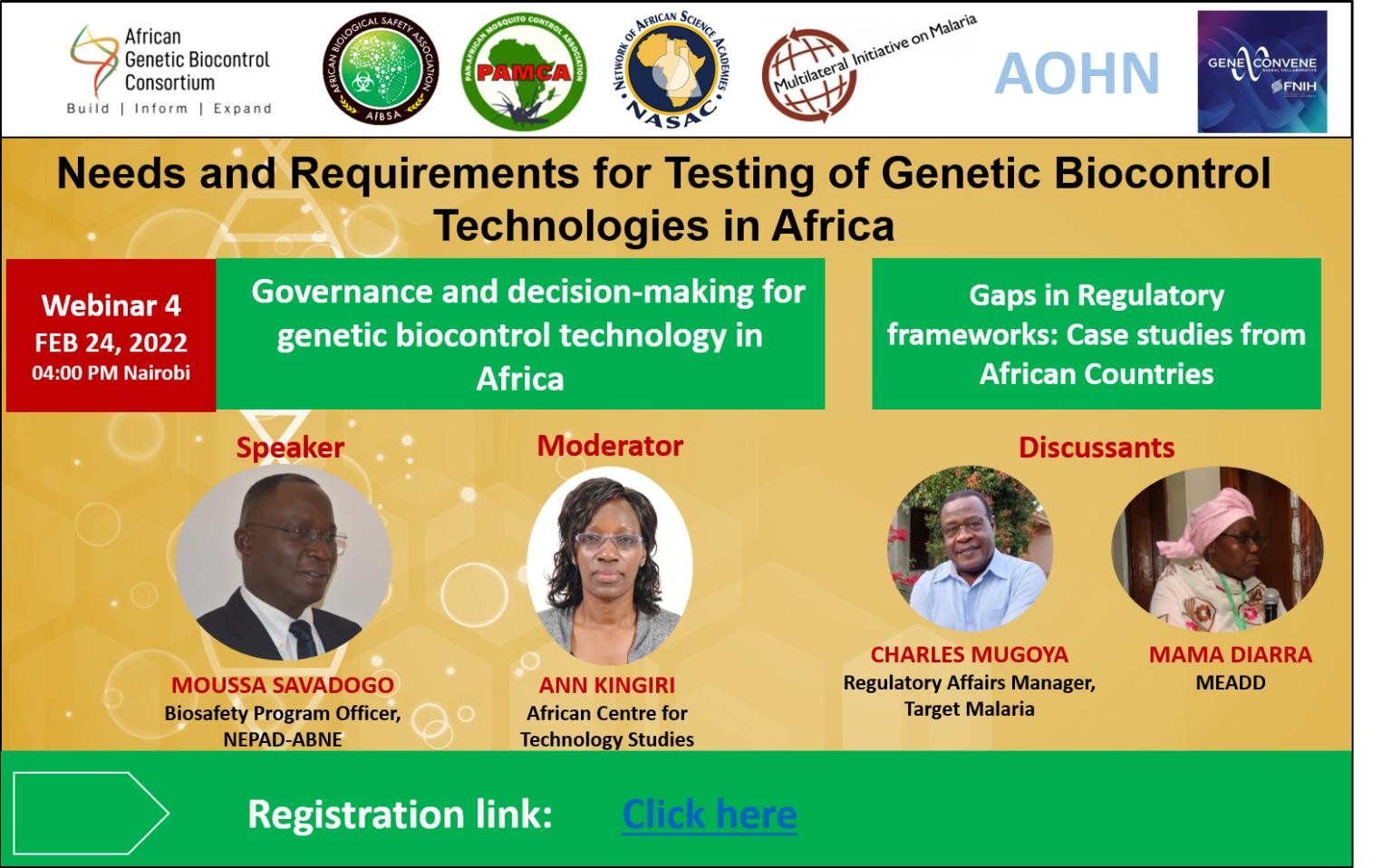 Events - The African Genetic Biocontrol Consortium